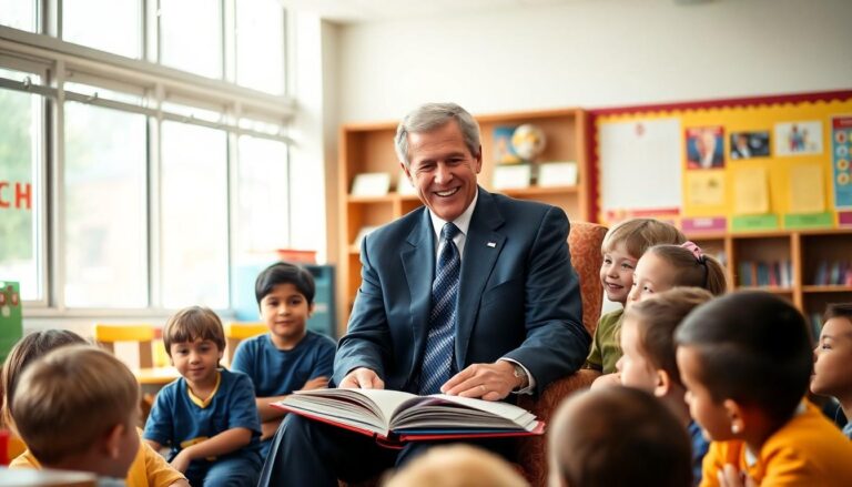 George Bush Reading to Kids: The Day Innocence Met Chaos on 9/11 ...